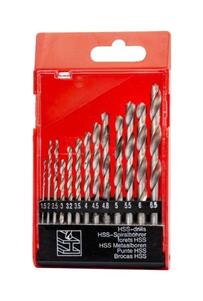 Hss Metal Için Matkap Ucu Seti 13'lü Hss Metal Için Matkap Ucu Seti 13'lü