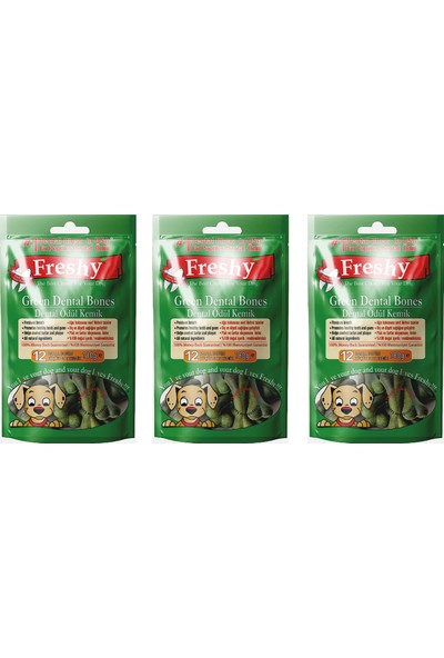Freshy Dental Yeşil Kemik Aylık Set Freshy Dental Yeşil Kemik Aylık Set