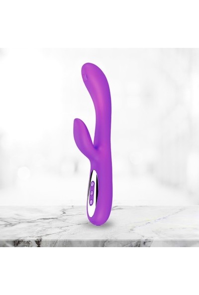 Spicyx Usb Şarjlı Çift Başlı G-Uyarıcılı Silikon Vibratör Spicyx Usb Şarjlı Çift Başlı G-Uyarıcılı Silikon Vibratör