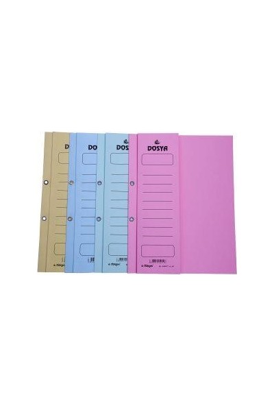 Özkan Yarım Kapak Karton Telli Dosya Avrupa 50 li Sarı Bm-462