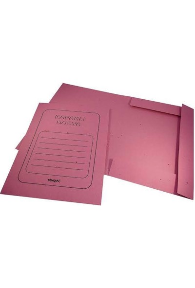 Özkan Kapaklı Dosya Karton 50 Adet Pembe (Telsiz) Özkan Kapaklı Dosya Karton 50 Adet Pembe (Telsiz)