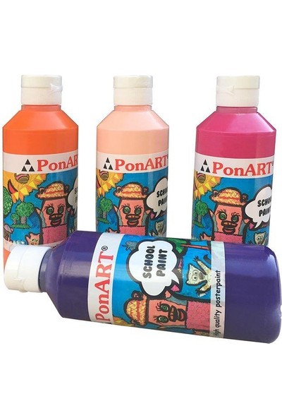 Ponart School Paint Okul Boyası 250 Ml. Violet Mor Ponart School Paint Okul Boyası 250 Ml. Violet Mor