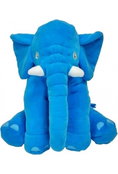 Uyku Arkadaşım Fil Mavi 60 cm Jumbo Boy