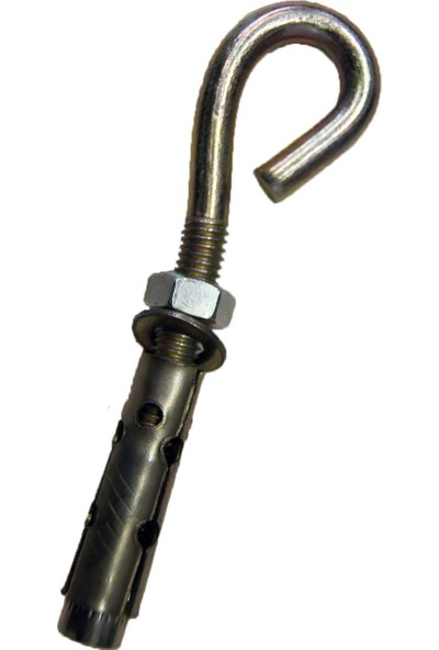 Dübelci Çelik Dübel Kapalı Kancalı 6 x 45 - 25 Adet