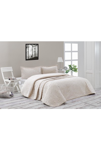 Dinarsu Yatak Örtüsü Seti Çift Kişilik Ruby Mocha Dinarsu Yatak Örtüsü Seti Çift Kişilik Ruby Mocha