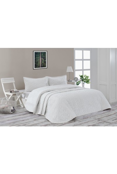 Dinarsu Yatak Örtüsü Seti Çift Kişilik Ruby Kemik