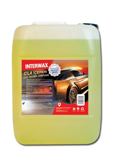 Interwax Cilalı Oto Yıkama Şampuanı 25 kg