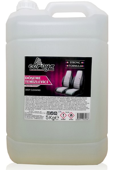 Ebrayn Oto Koltuk Döşeme ve Halı Temizleyici Leke Çıkarıcı 5 Litre Ebrayn Oto Koltuk Döşeme ve Halı Temizleyici Leke Çıkarıcı 5 Litre