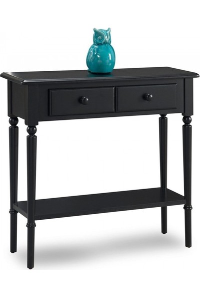 Mobilya Baba 103 Esenova Siyah Dresuar Çekmeceli Makyaj Masası