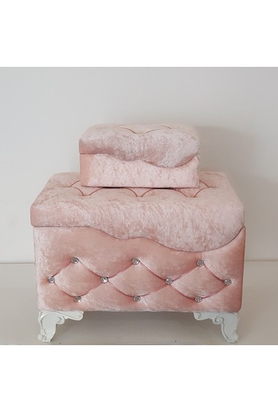 Duru Çeyiz Sandıkları Sultan Kapitone Ikili Çeyiz Sandığı