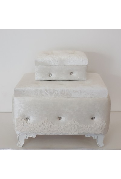 Duru Çeyiz Sandıkları Puf Kapitone Ikili Çeyiz Sandığı