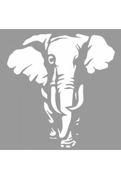 Artikel Ayrıntılı Fil Stencil Ve Boyama Şablonu 30 x 30 cm
