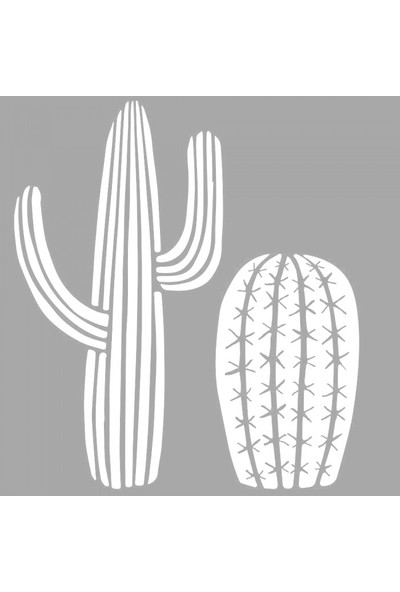 Artikel Tessa Kaktüsler Stencil Ve Boyama Şablonu 30 x 30 cm Artikel Tessa Kaktüsler Stencil Ve Boyama Şablonu 30 x 30 cm