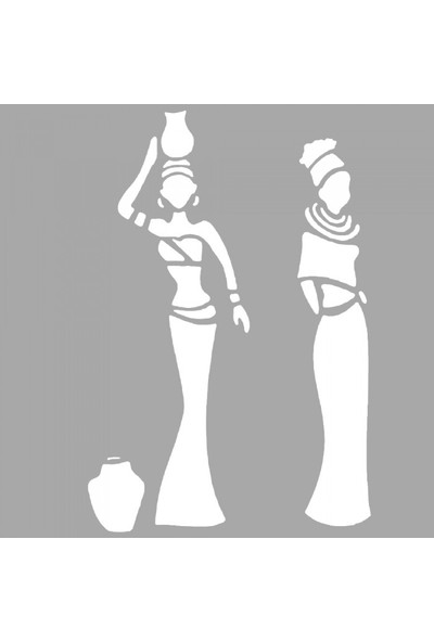 Artikel Margo Afrikalı Kadınlar Stencil Ve Boyama Şablonu 30 x 30 cm