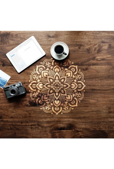 Artikel Mandala 5 Stencil Ve Boyama Şablonu 30 x 30 cm
