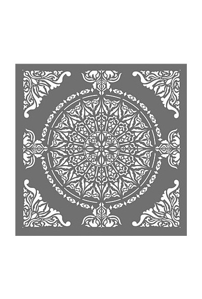 Artikel Mandala 16 Stencil Ve Boyama Şablonu 30 x 30 cm