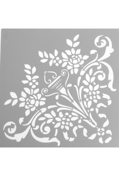 Artikel Karo Köşe 2 Stencil Ve Boyama Şablonu 30 x 30 cm