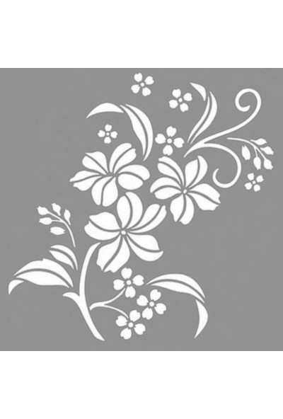 Artikel Barbara Desen Stencil Ve Boyama Şablonu 30 x 30 cm