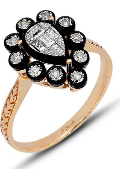 Lilarote Damla Elmas Yüzük