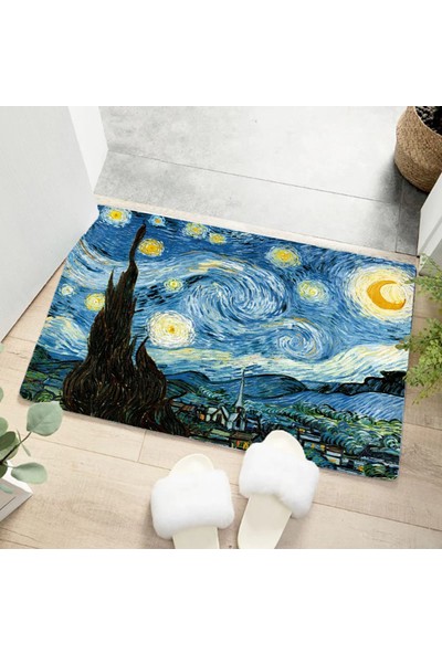 Homessa Van Gogh Iç ve Dış 50x80 Kapı Önü Paspas