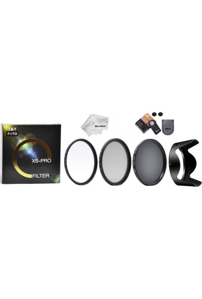 Tianya Nikon 18-140mm Lens için 67mm XS-PRO Slim Uv + Slim CPL Polarize + Nd8 Filtre + Hb-32 Parasoley + Ml-l3 Kumanda Tianya Nikon 18-140mm Lens için 67mm XS-PRO Slim Uv + Slim CPL Polarize + Nd8 Filtre + Hb-32 Parasoley + Ml-l3 Kumanda
