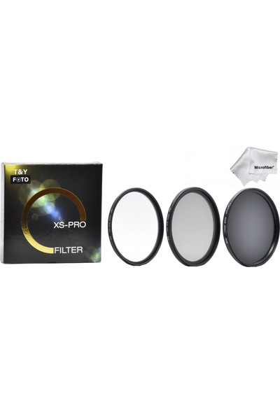 Tianya 77mm XS-PRO Slim Koruyucu Uv + Slim CPL Polarize + Nd8 Uzun Pozlama ND Filtre Seti Tianya 77mm XS-PRO Slim Koruyucu Uv + Slim CPL Polarize + Nd8 Uzun Pozlama ND Filtre Seti
