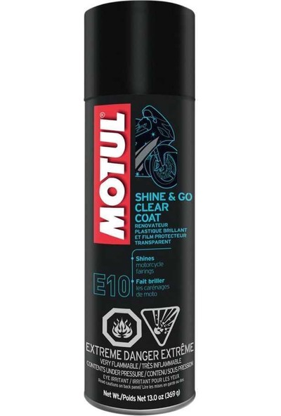 Motul E10 Shine&Go Hızlı Cila 400 Ml.