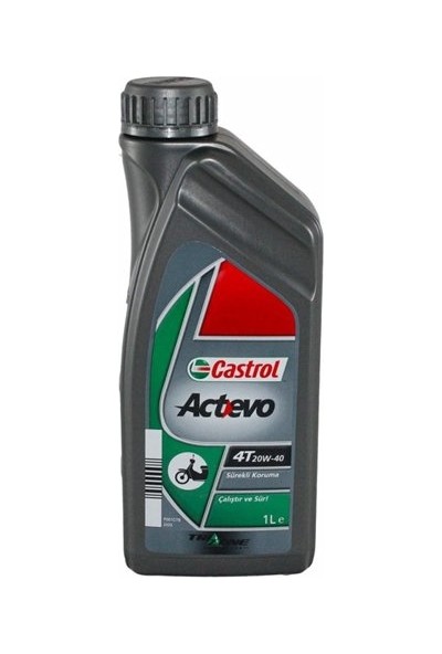Castrol Actevo 20W 40 Motosiklet Yağı 1 Lt.