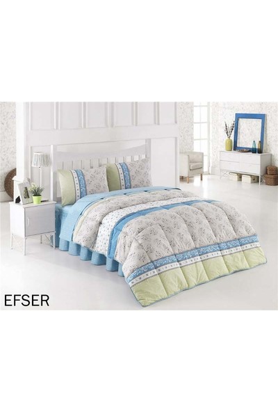 Kristal Light Çift Kişilik Uyku Seti Efser Turkuaz