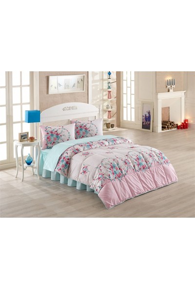 Kristal Light Çift Kişilik Uyku Seti Fulya Somon