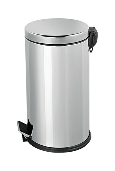 Paslanmaz Çelik Pedallı Çöp Kovası 16 Lt Flosoft