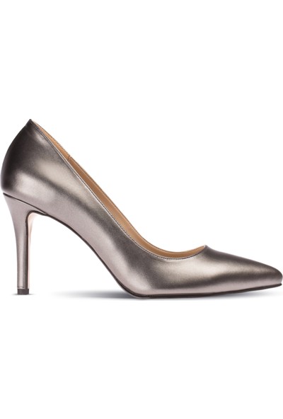 Deery Gri Kadın Stiletto