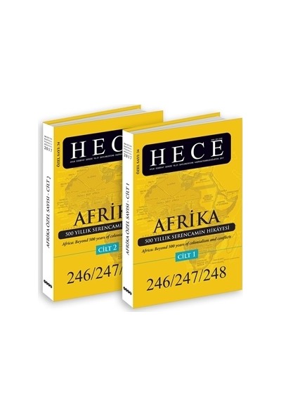 Hece Aylık Edebiyat Dergisi Sayı: 34 - Afrika Özel Sayısı 246/247/248 2 Cilt Takım Hece Aylık Edebiyat Dergisi Sayı: 34 - Afrika Özel Sayısı 246/247/248 2 Cilt Takım
