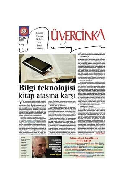 Üvercinka Dergisi Sayı : 39 Ocak 2018 Üvercinka Dergisi Sayı : 39 Ocak 2018