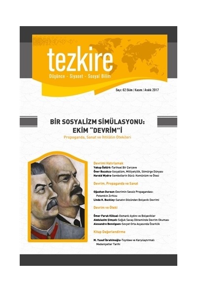 Tezkire Dergisi Sayı : 62 Ekim - Kasım - Aralık 2017 Tezkire Dergisi Sayı : 62 Ekim - Kasım - Aralık 2017