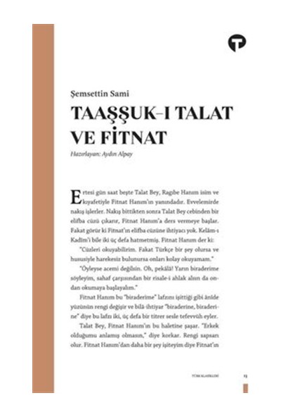 Taaşşuk-ı Talat ve Fitnat Taaşşuk-ı Talat ve Fitnat