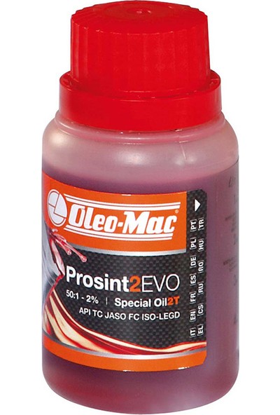Oleo-Mac PROSINT2EVO 2t Iki Zamanlı Motor Yağı 100 ml Oleo-Mac PROSINT2EVO 2t Iki Zamanlı Motor Yağı 100 ml