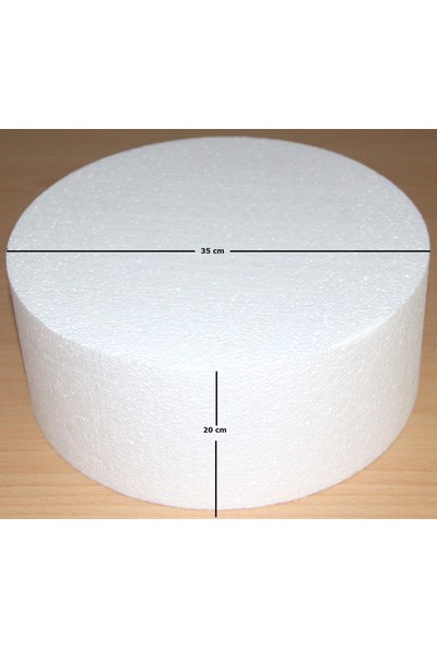 Elitparti Strafor Pasta Altlığı Yuvarlak (35 x 20 cm) Elitparti Strafor Pasta Altlığı Yuvarlak (35 x 20 cm)
