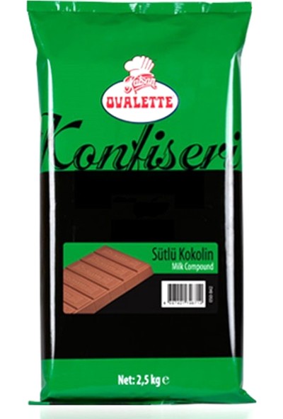 Ovalette Ovalette Sütlü Konfiseri Kokolin Çikolata (2.5 Kg) Ovalette Ovalette Sütlü Konfiseri Kokolin Çikolata (2.5 Kg)