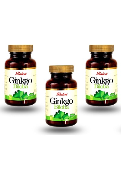 Balen Ginkgo Biloba 60 Tablet x 3 Adet