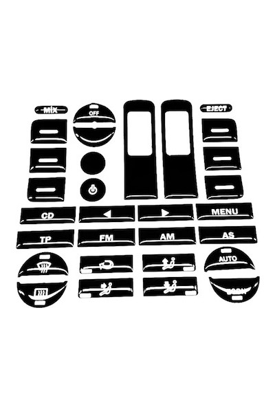 Volkswagen Golf 5 Teyp Tuş Takımı