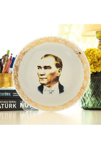 Refikadan Dekoratif Atatürk Tabağı Refikadan Dekoratif Atatürk Tabağı