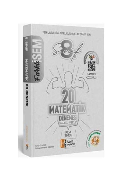 İsem Yayıncılık 2020 LGS Farklı İsem Yayıncılık 8. Sınıf Matematik 20'li Sarmal Deneme İsem Yayıncılık 2020 LGS Farklı İsem Yayıncılık 8. Sınıf Matematik 20'li Sarmal Deneme