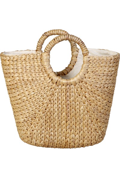 Kanca Ev Naturel Hasır, Örgü Desenli, Çanta Sepet Kanca Ev Naturel Hasır, Örgü Desenli, Çanta Sepet