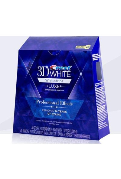 Crest 3D Professıonal Effect 1Kutu Diş Beyazlatma Bandı Crest 3D Professıonal Effect 1Kutu Diş Beyazlatma Bandı