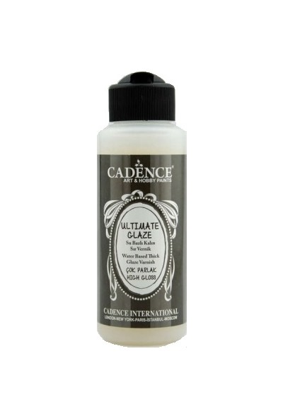 Cadence Ultimate Glaze Su Bazlı Vernik Çok Parlak 120 ml Cadence Ultimate Glaze Su Bazlı Vernik Çok Parlak 120 ml