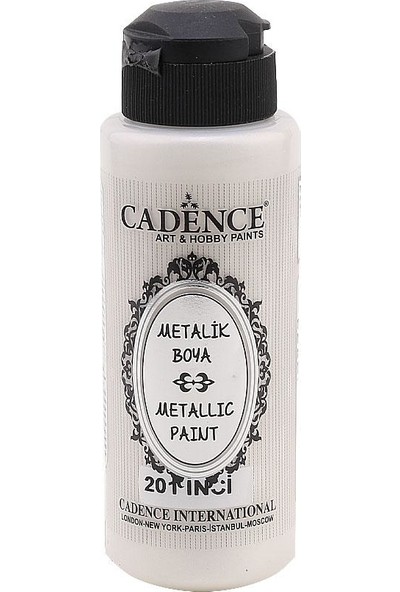 Cadence Metalik Boya 201 İnci 120 ml