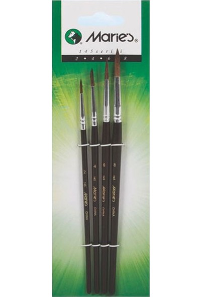 Maries 145 Serisi Sulu Boya Fırça Seti 2-4-6-8