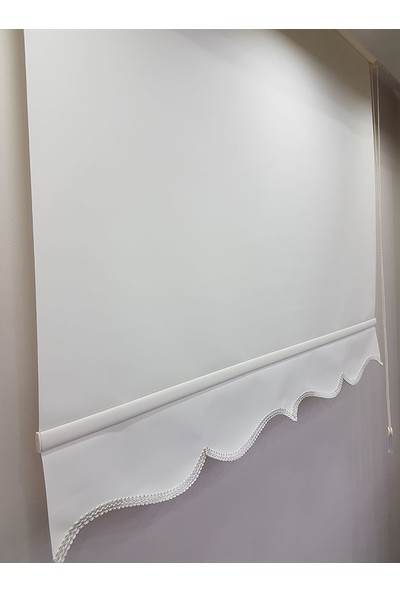 BBB Düz Stor Perde Krem MS1201