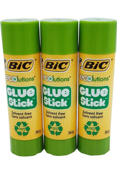 Bic 36 gr Stick Yapıştırıcı 3'lü Set